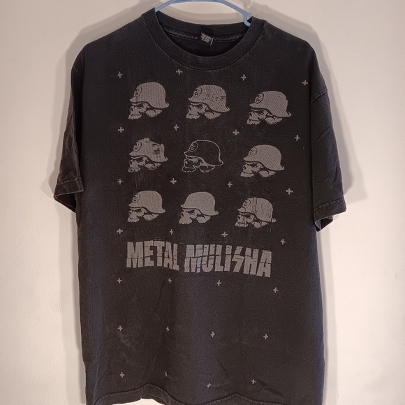 Metal Mulisha | Shirts | Vintage Metal Mulisha Multiple Skull Logo ...